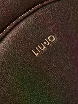 Liu Jo Grained-texture Logo-plaque Backpack