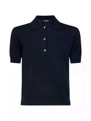 Max Mara Button-up Polo Shirt - Blue
