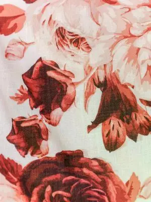 ACTUALEE Rose-print Sleeveless Top
