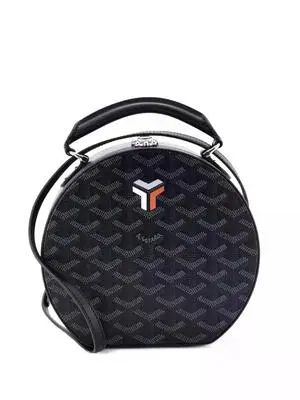 Goyard Alto Hatbox Bag Coated Canvas Satchel - Black