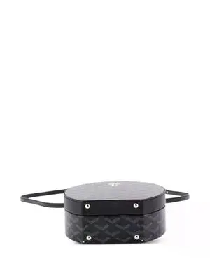 Goyard Alto Hatbox Bag Coated Canvas Satchel - Black
