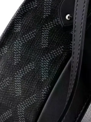 Goyard Alto Hatbox Bag Coated Canvas Satchel - Black