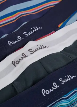 Paul Smith Striped Stretch-cotton Boxer Trunks