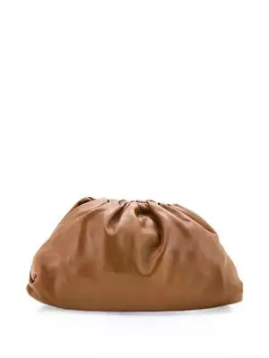 Bottega Veneta The Pouch Leather Clutch Bag - Brown