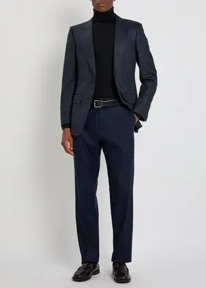 Boglioli Straight-leg Wool Trousers