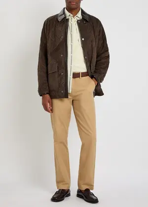 Gant Quilted Suede Jacket