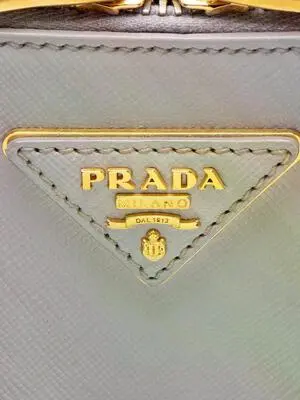 Prada Saffiano Promenade Small Satchel Bag - Purple