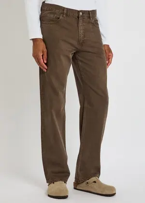 FRAME Relaxed Straight-leg Denim Jeans