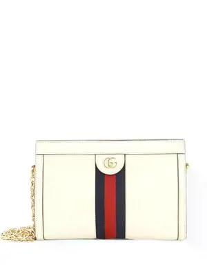Gucci Ophidia Chain Shoulder Bag - White