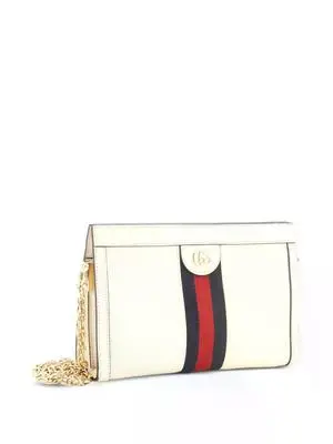 Gucci Ophidia Chain Shoulder Bag - White
