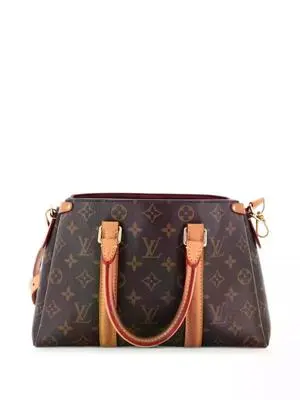 LOUIS VUITTON Soufflot Tote Monogram Canvas Bb Satchel - Brown