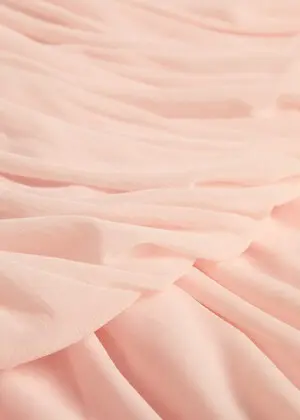 Ronny Kobo Willa Draped Tissue Jersey Balloon Trousers - Pink