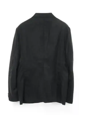 Comme Des Garçons Single-breasted Striped Tailored Wool Blazer