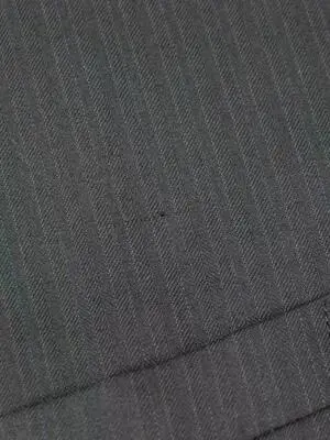 Comme Des Garçons Single-breasted Striped Tailored Wool Blazer