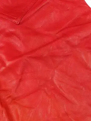 DIOR 2010s Heart-patch Zip-up Mini Skirt
