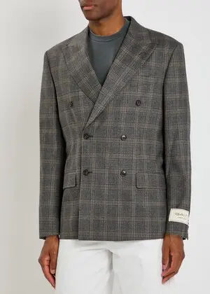Gant Checked Wool Blazer
