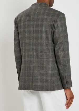 Gant Checked Wool Blazer