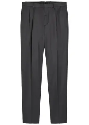 LARDINI Straight-leg Wool Trousers