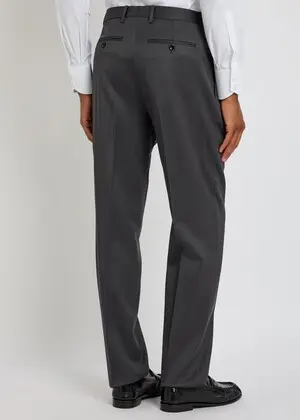 LARDINI Straight-leg Wool Trousers