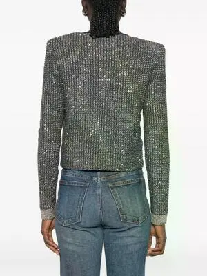 Balmain Glittered Tweed Cardigan