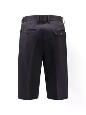 TONYWACK Raw-cut Pleated Shorts