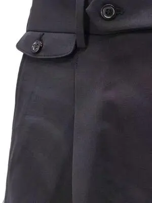 TONYWACK Raw-cut Pleated Shorts