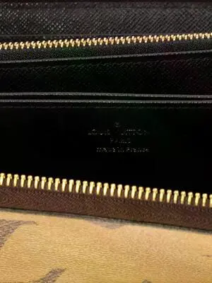 LOUIS VUITTON Zippy Wallet Reverse Monogram Giant Small Wallets