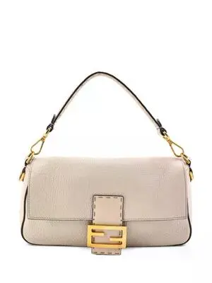 Fendi Selleria Baguette Nm Bag Leather Medium Shoulder Bag