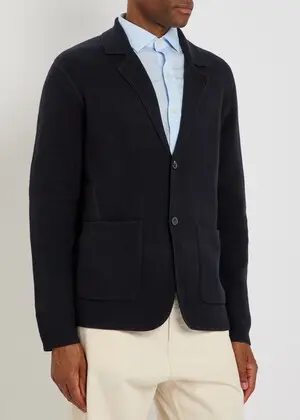 Paul Smith Blazer Merino Wool Cardigan