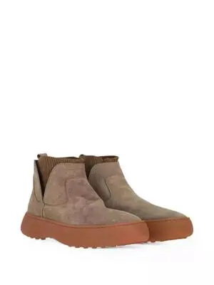 TOD'S Suede Slip-on Boots