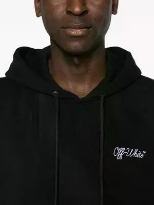 Off-White Logo-embroidered Hoodie