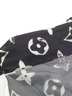 LOUIS VUITTON Monogram Print Elasticated Waistband Shorts