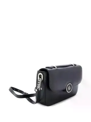 Gucci Petite Gg Flap Leather Shoulder Bag