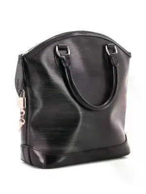 LOUIS VUITTON Lockit Handbag Epi Leather Pm Satchel - Black