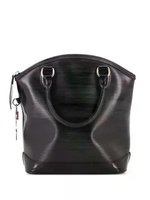 LOUIS VUITTON Lockit Handbag Epi Leather Pm Satchel - Black
