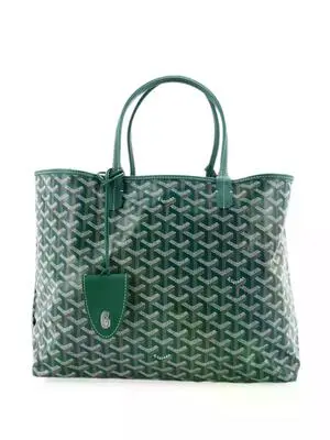 Goyard Saint Louis Coated Canvas Pm Tote Bag - Green