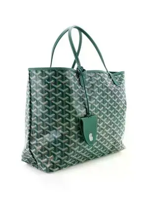 Goyard Saint Louis Coated Canvas Pm Tote Bag - Green