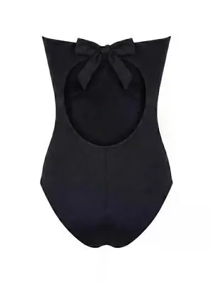 Anjuna Paola Bow-detail Swimsuit - Black