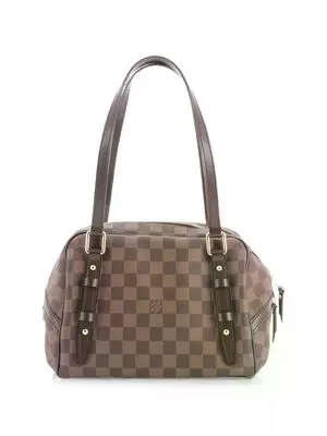 LOUIS VUITTON Rivington Satchel Damier Pm Shoulder Bag - Brown