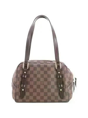 LOUIS VUITTON Rivington Satchel Damier Pm Shoulder Bag - Brown