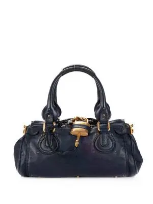 Chloé Paddington Padlock Tote Bag - Blue