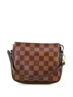 LOUIS VUITTON Trousse Make Up Bag Damier Pouch - Brown