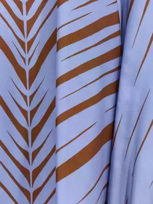 CO.GO Abstract-print Silk Blouse