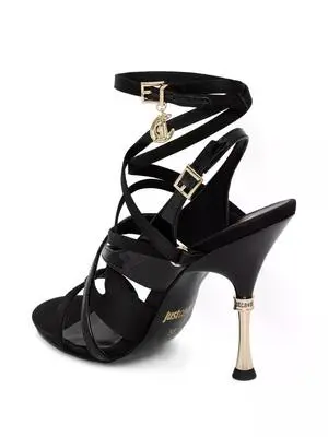 Just Cavalli Strappy Logo-charm Sandals