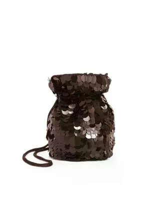 P.a.r.o.s.h Sequin-embellished Bucket Bag