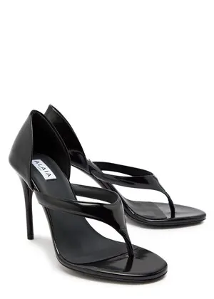 Alaïa Infradito 90 Leather Sandals