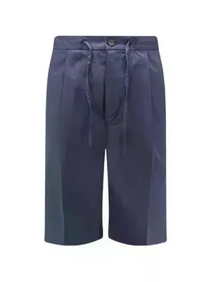 HEVO Torre Lapillo Pleated Shorts - Blue