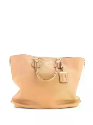 Prada Convertible Tote Bag - Brown
