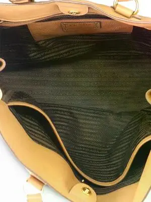 Prada Convertible Tote Bag - Brown