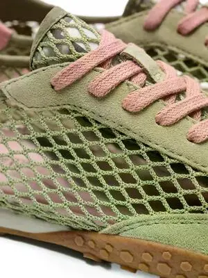 HOFF Bridge Fishnet Mesh Panelled Sneakers - Green